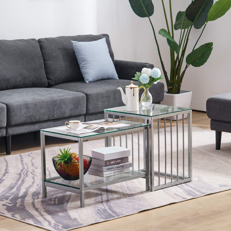 Modern grey nest of tables store